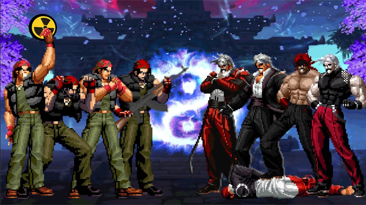 The King of Fighters (MUGEN) | Ralf Jones vs Rugal Bernstein - YouTube