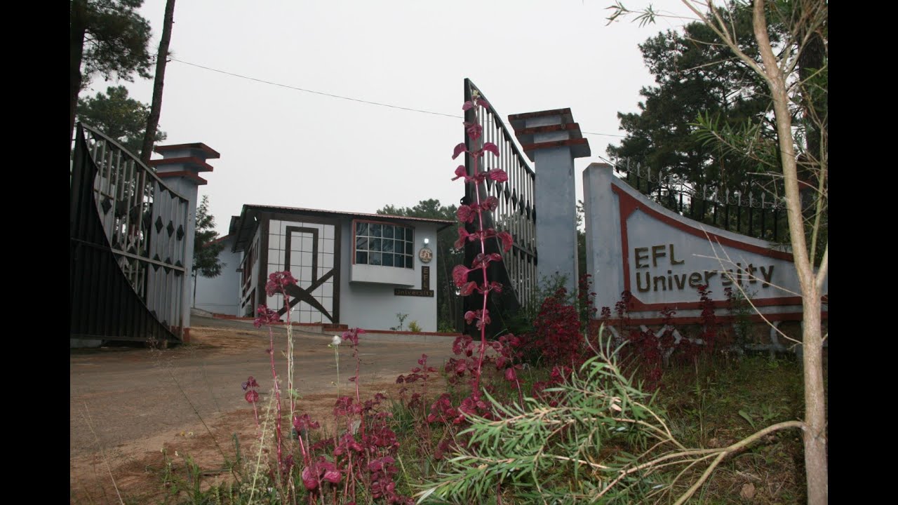 EFL University Shillong Campus - YouTube