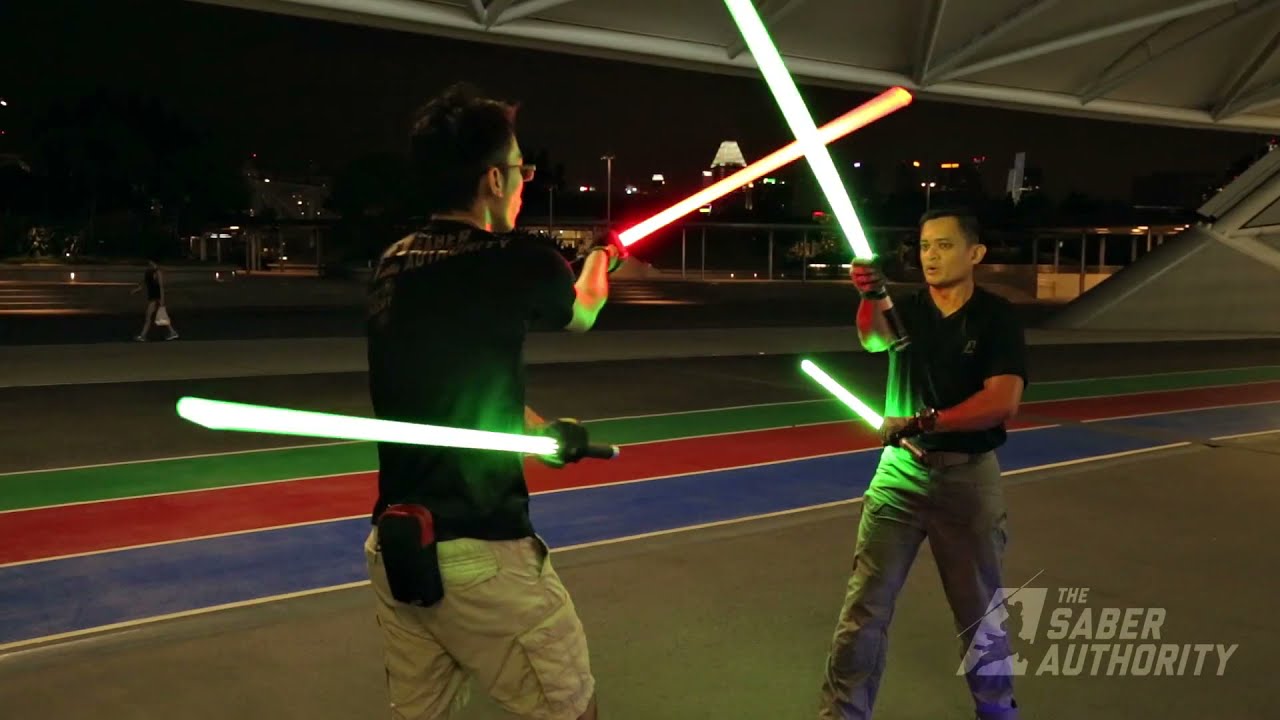 Combat Saber System Double Saber Level 1 - YouTube