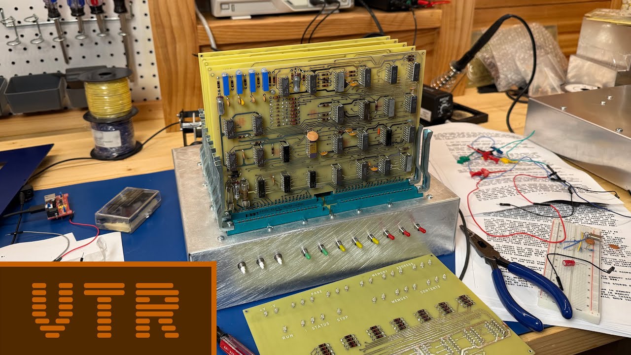 Assembling the RAM Board, Debugging & Testing the SCELBI 8B - YouTube