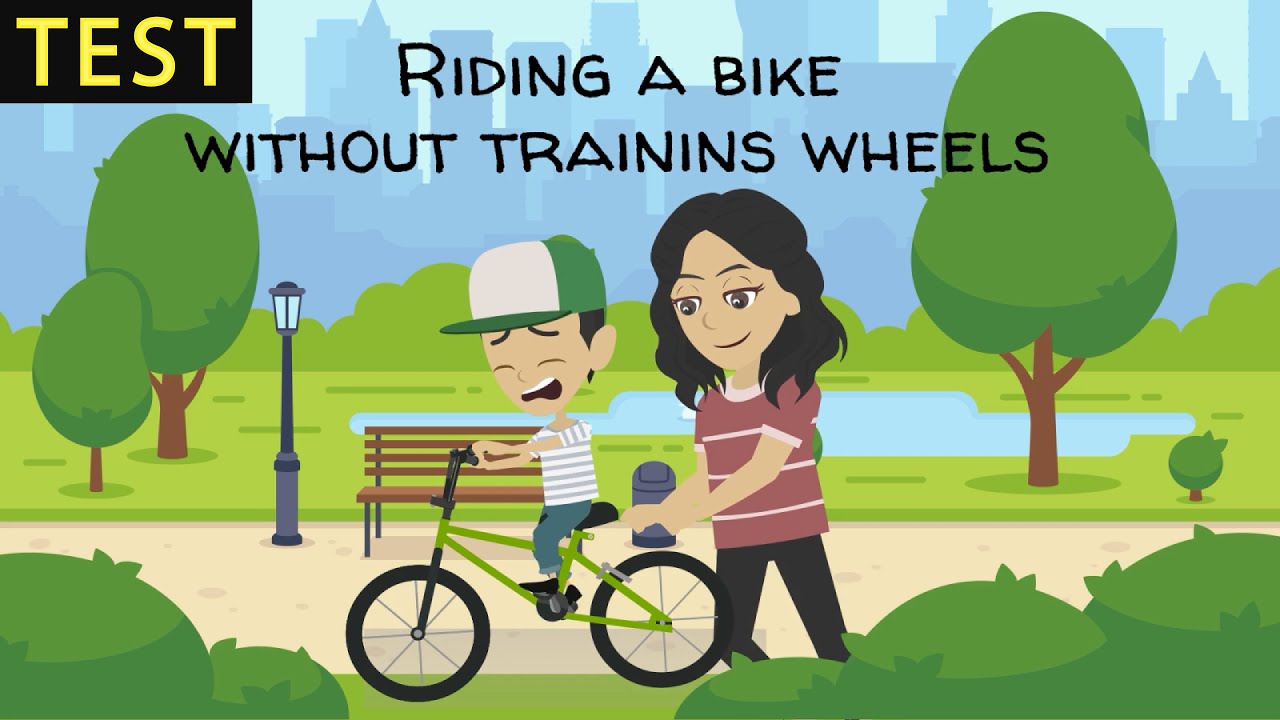 🟢 [TEST] Riding a bike & Friendship | Easy English Conversation | ESL ...