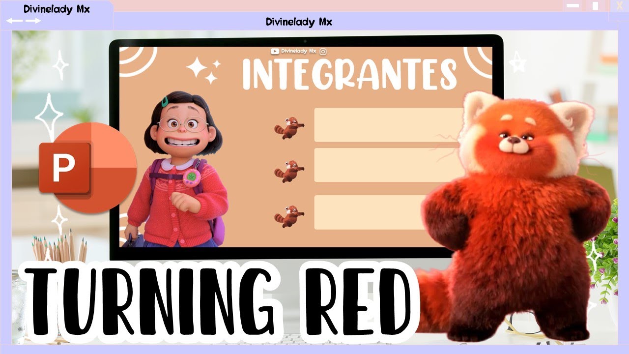 DIAPOSITIVAS TEMATICA TURNING RED EN POWER POINT - YouTube