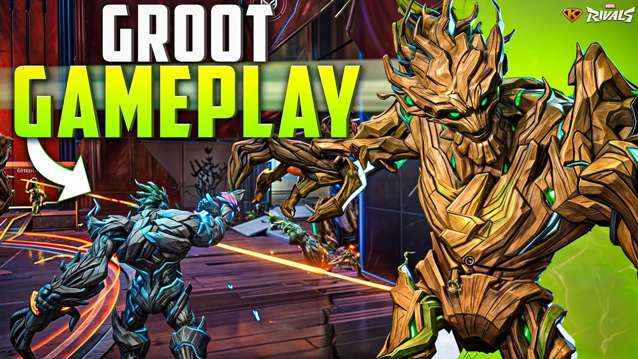 GROOT is the BEST TANK in Marvel Rivals! | EPIC Groot Gameplay Ranked ...