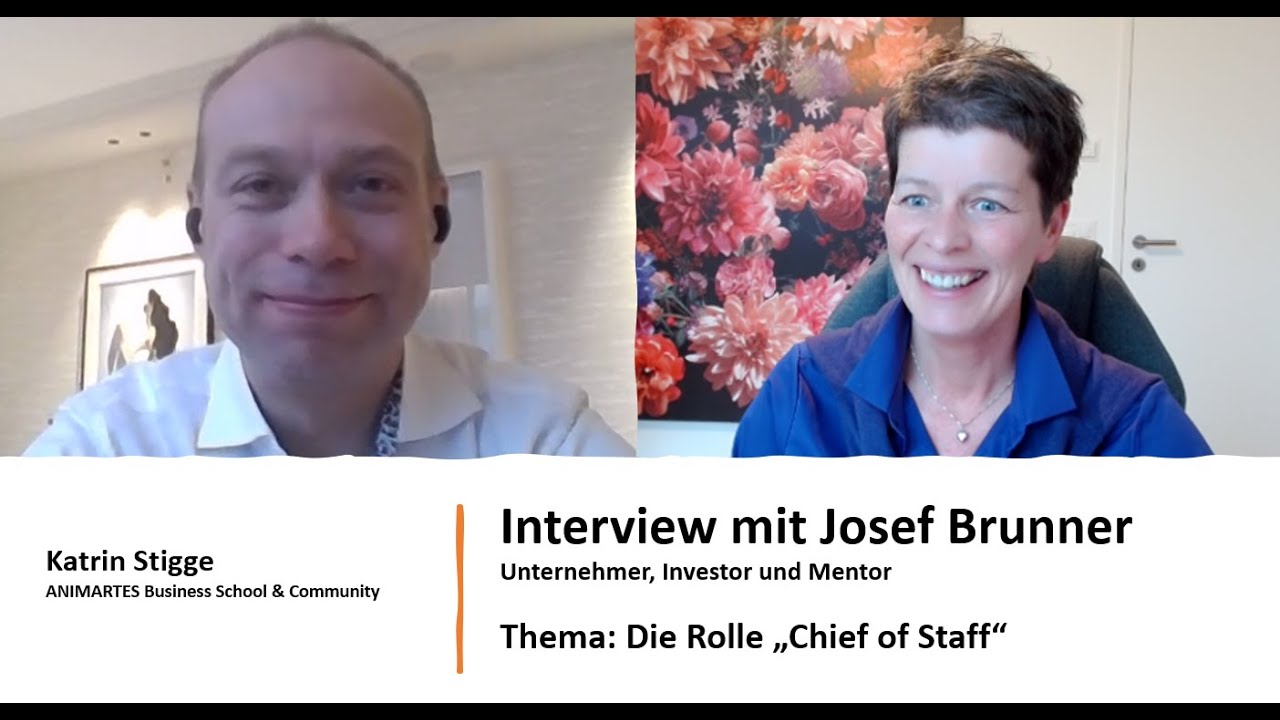 Chief of Staff: Interview mit Josef Brunner, Unternehmer, Investor und ...