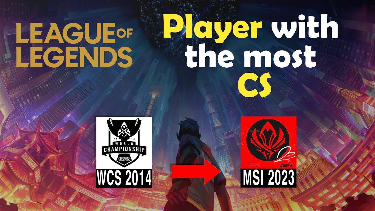 Ranking of players with the most CS in League of Legends(LoL ...