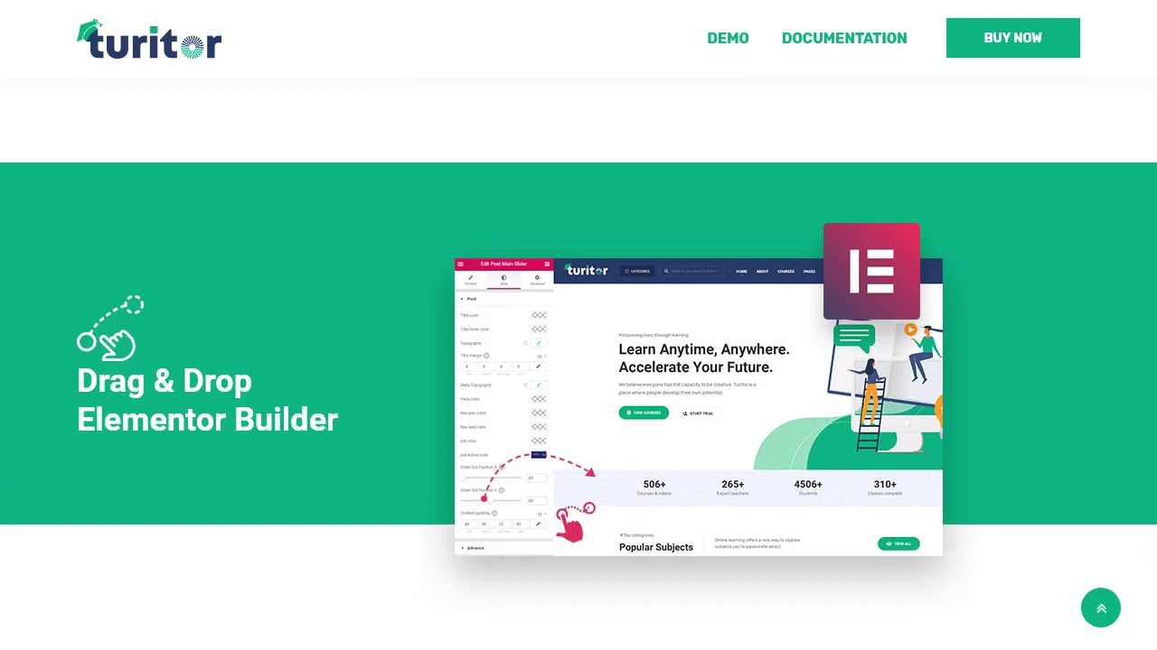 Turitor - Education WordPress Theme - YouTube