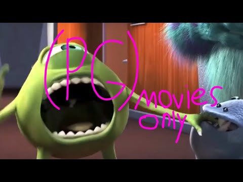 Pixar but its just Screaming (PG) Movies Only