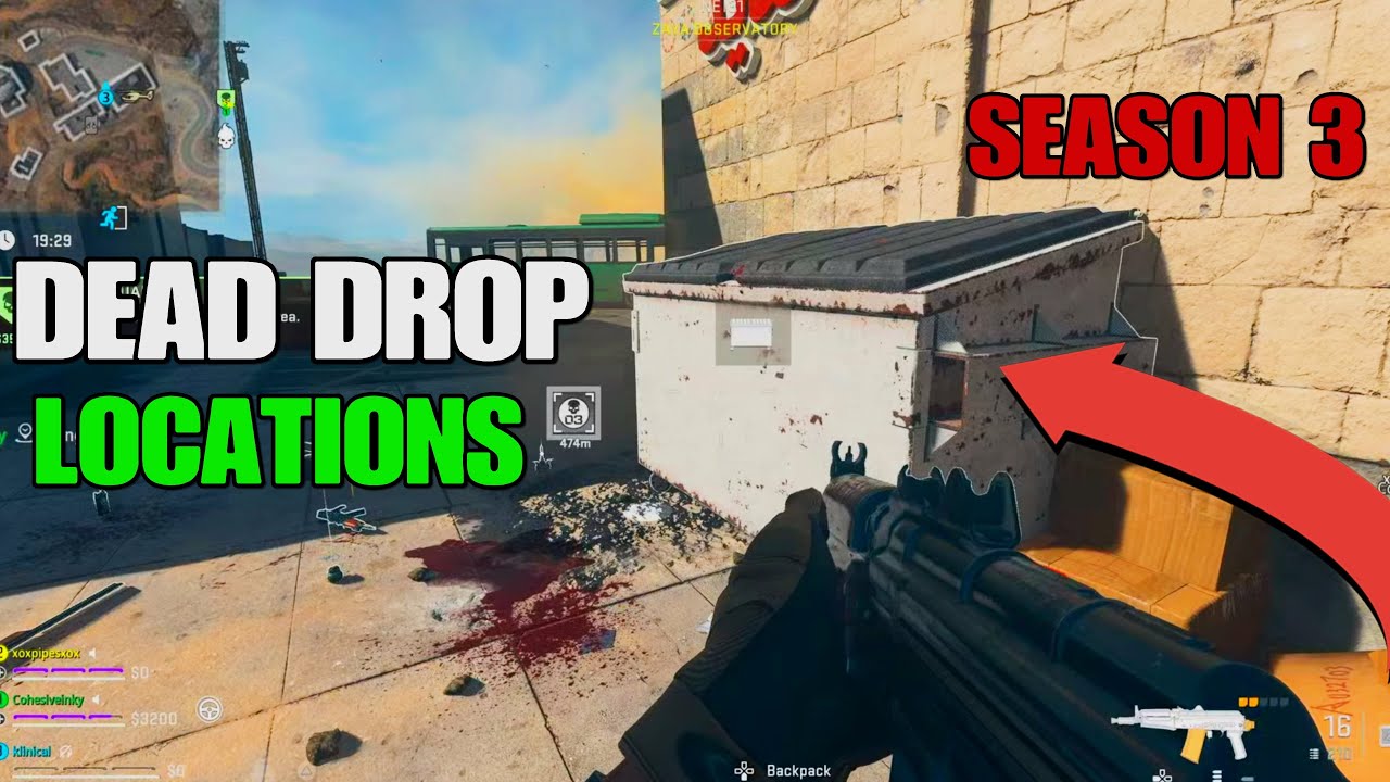 *NEW* DMZ DEAD DROP LOCATIONS! (AL MAZRAH) WARZONE 2 *MUST SEE* - YouTube