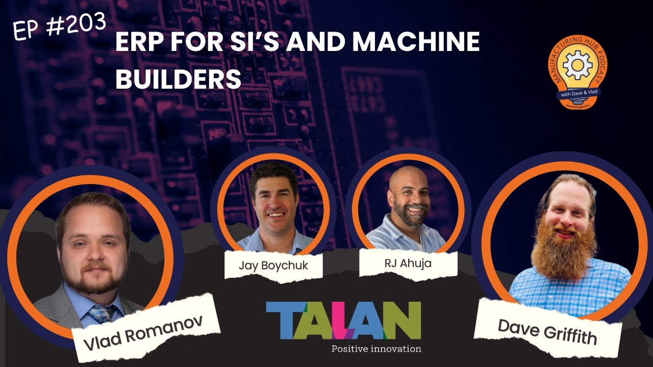 ERP for SI’s and Machine Builders - MFG HUB 203 - YouTube