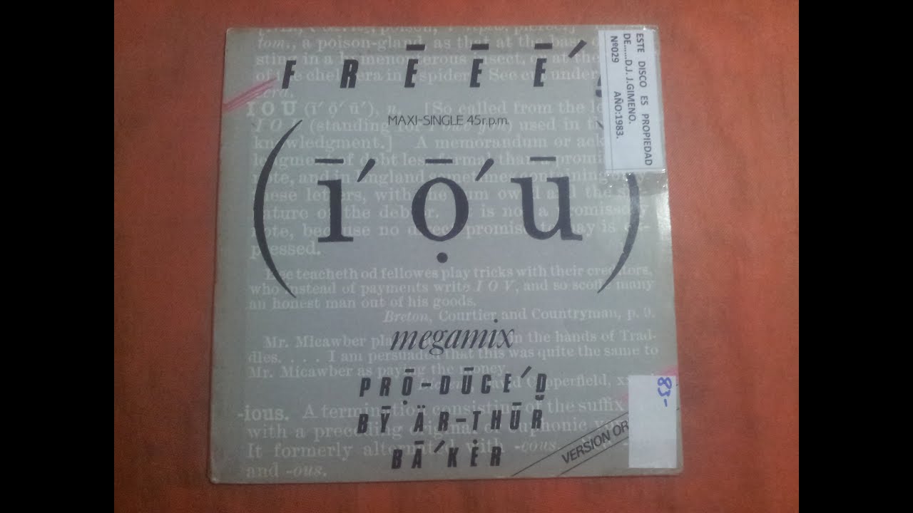 FREEZ.(WE GOT THE JAZZ.)(12''.)(1983.) - YouTube