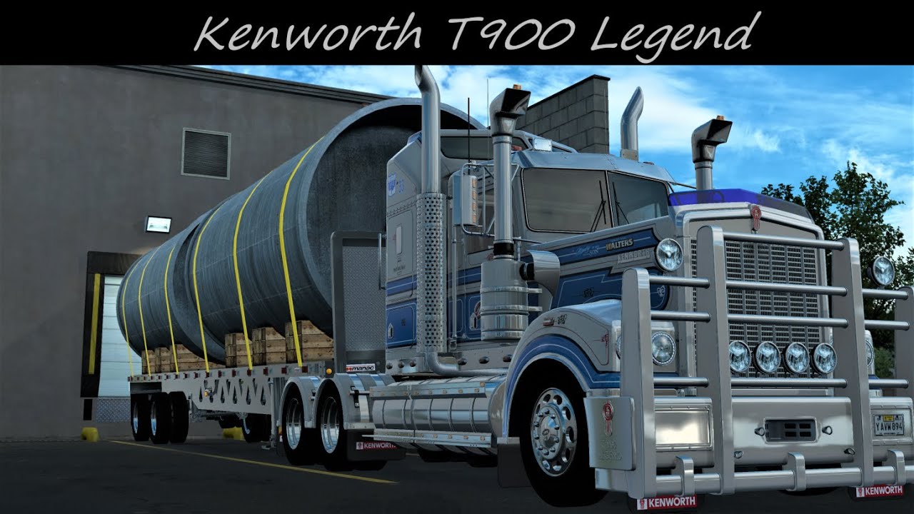Kenworth T900 Legend Free Manac Trailer Tank Hauled Seattle to Olympia ...