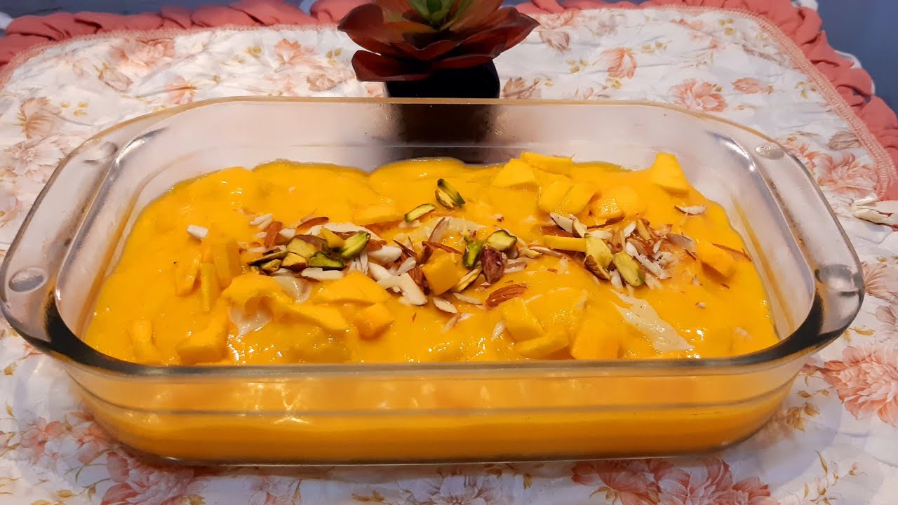Mango Malai Roll | Mango Sweet Roll | mango desert recipe | Easy Mango ...