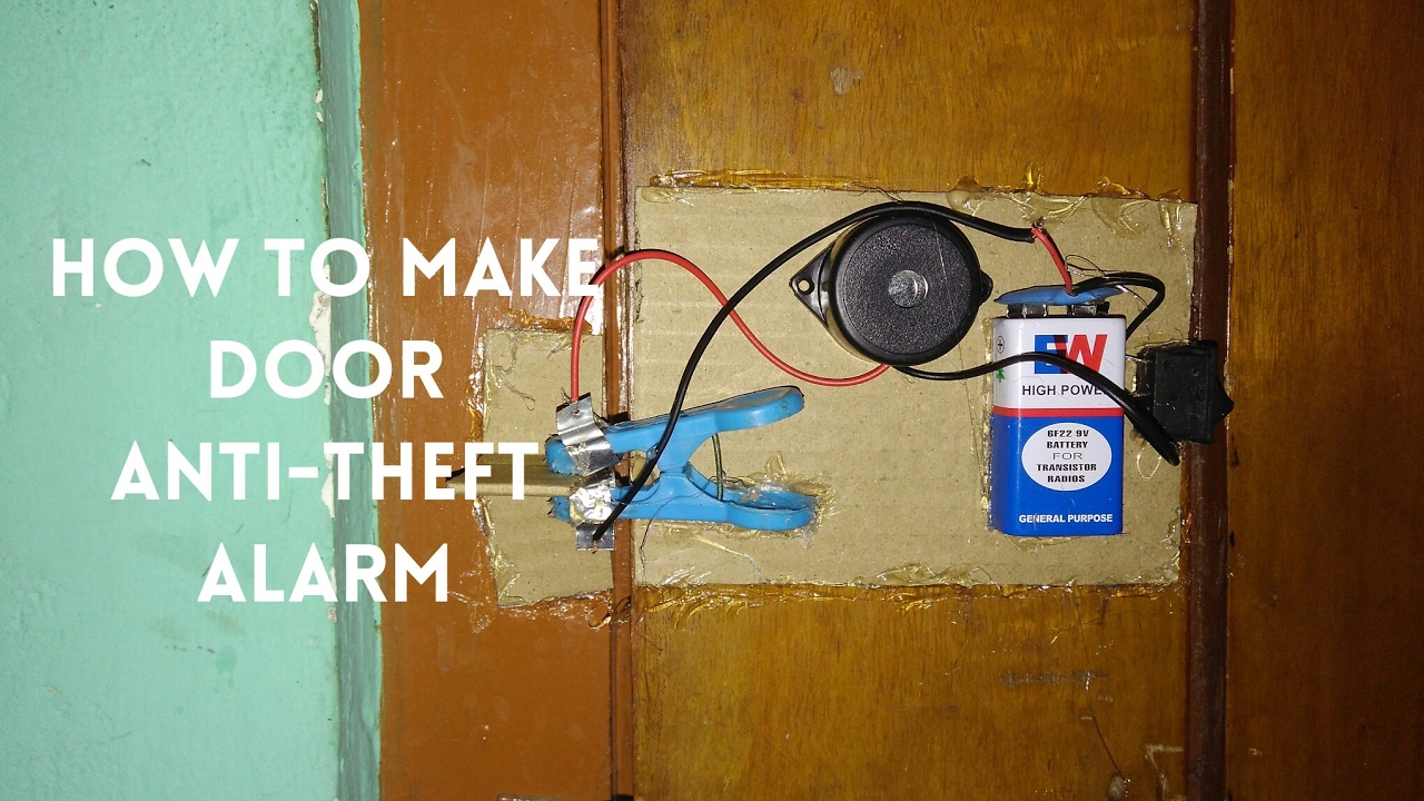 How to make Anti-Theft door alarm - YouTube