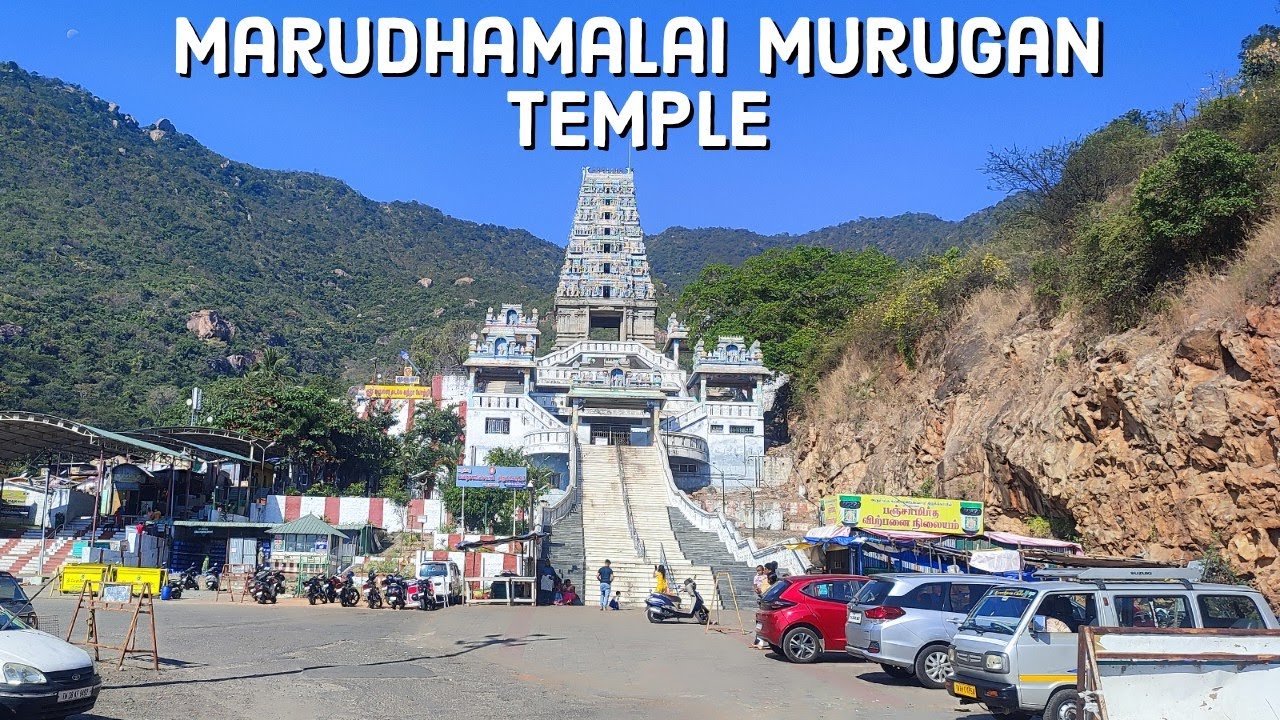 Arulmigu Subramanya Swami Temple , Marudhamalai - drone view ...