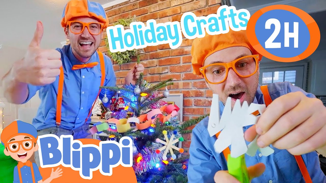 Blippi Makes Every Holiday Craft Ever! 2 Hours of Arts and Crafts ...