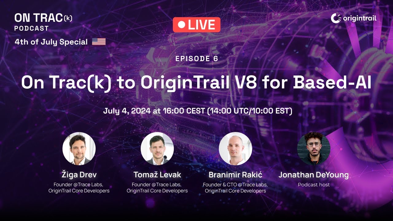 S1E6: On Trac(k) to OriginTrail V8 for Based-AI - YouTube