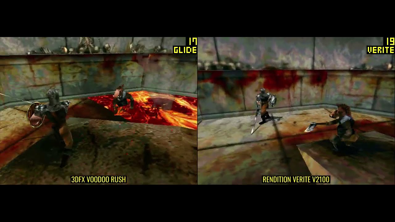 🥝 3DFX VOODOO RUSH vs. RENDITION VERITE V2100 - YouTube