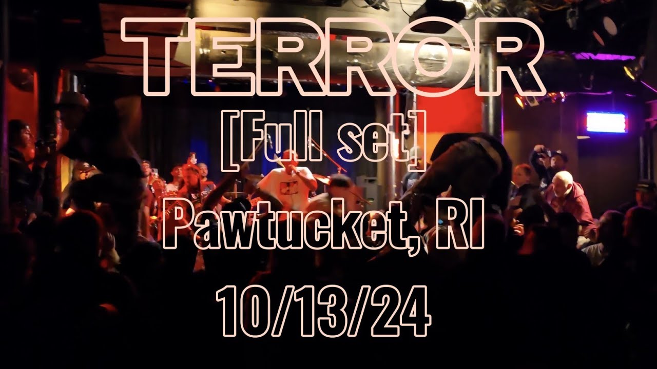 Terror live - [Full Set] - The Met - Pawtucket, RI - 10/13/24 - YouTube