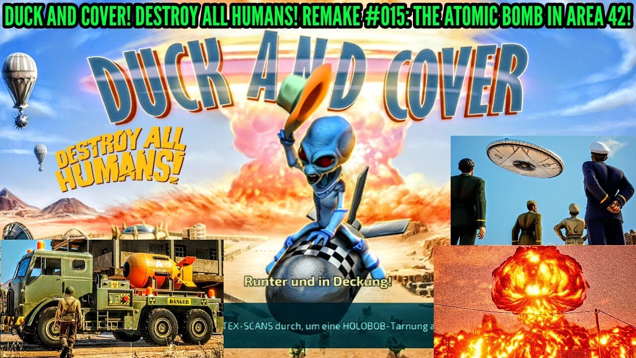 DUCK AND COVER! DESTROY ALL HUMANS! REMAKE #015: THE ATOMIC BOMB! (XBOX ...
