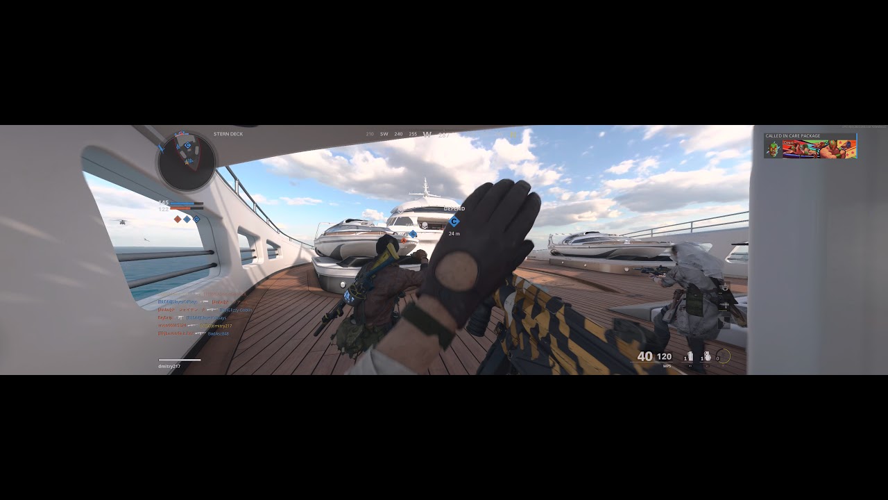 STREAKS How to Sneak up BEHIND Hijacked YACHT DOMINATION Call of Duty ...