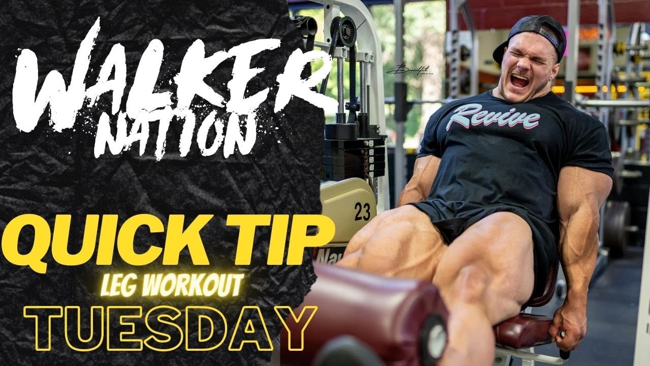 Nick Walker | Quick Tip Tuesday Legs #1 - YouTube