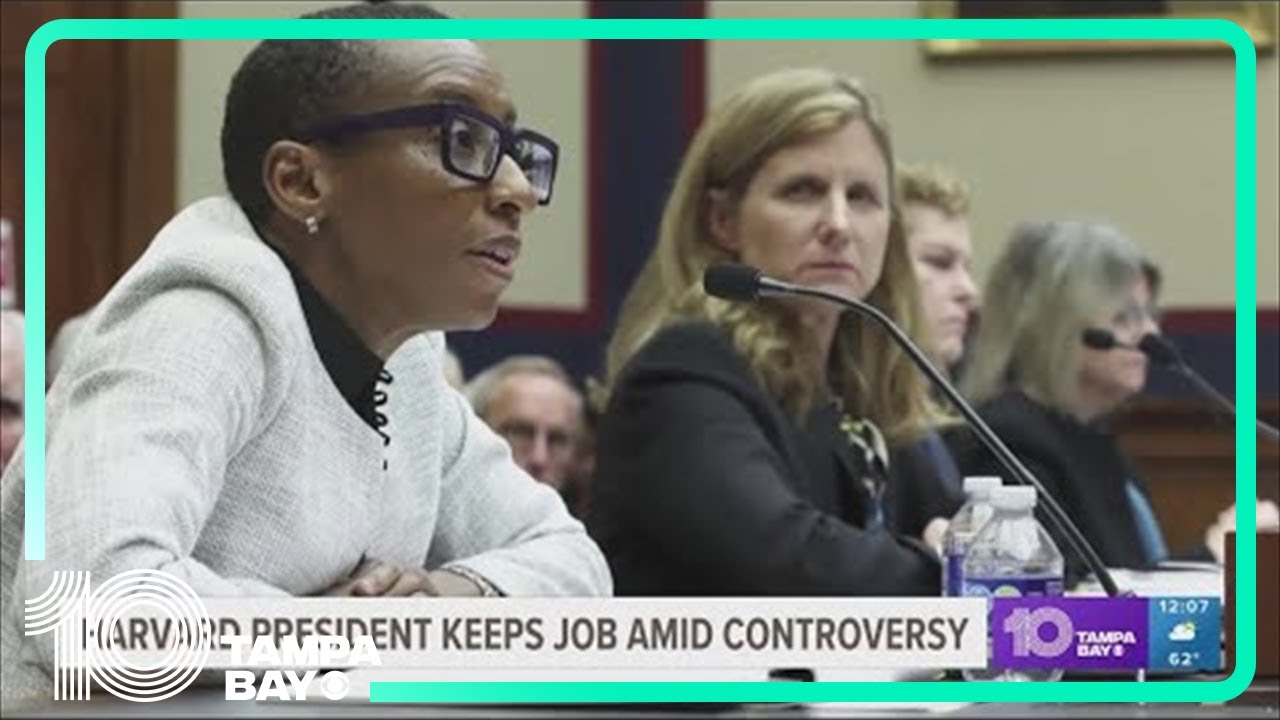 With board support, Harvard president will remain after testimony ...