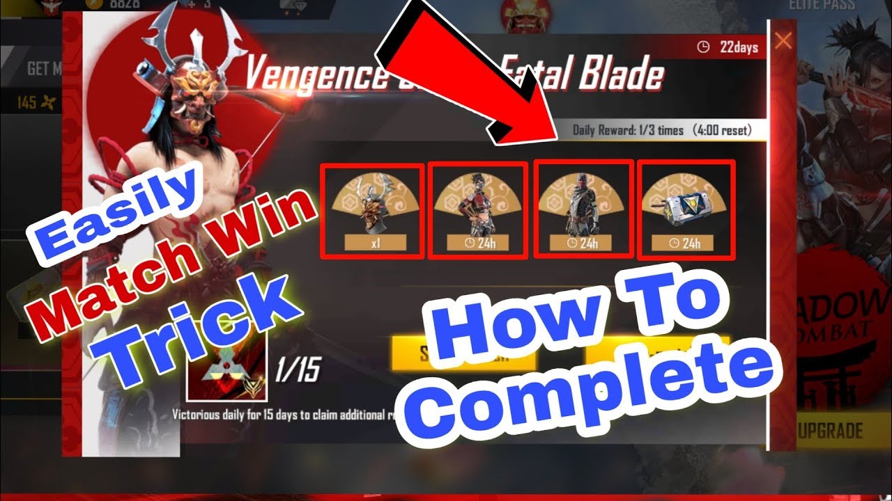 Free fire New Mode Fatal Blade Easily win Macth Trick | How To Complete ...