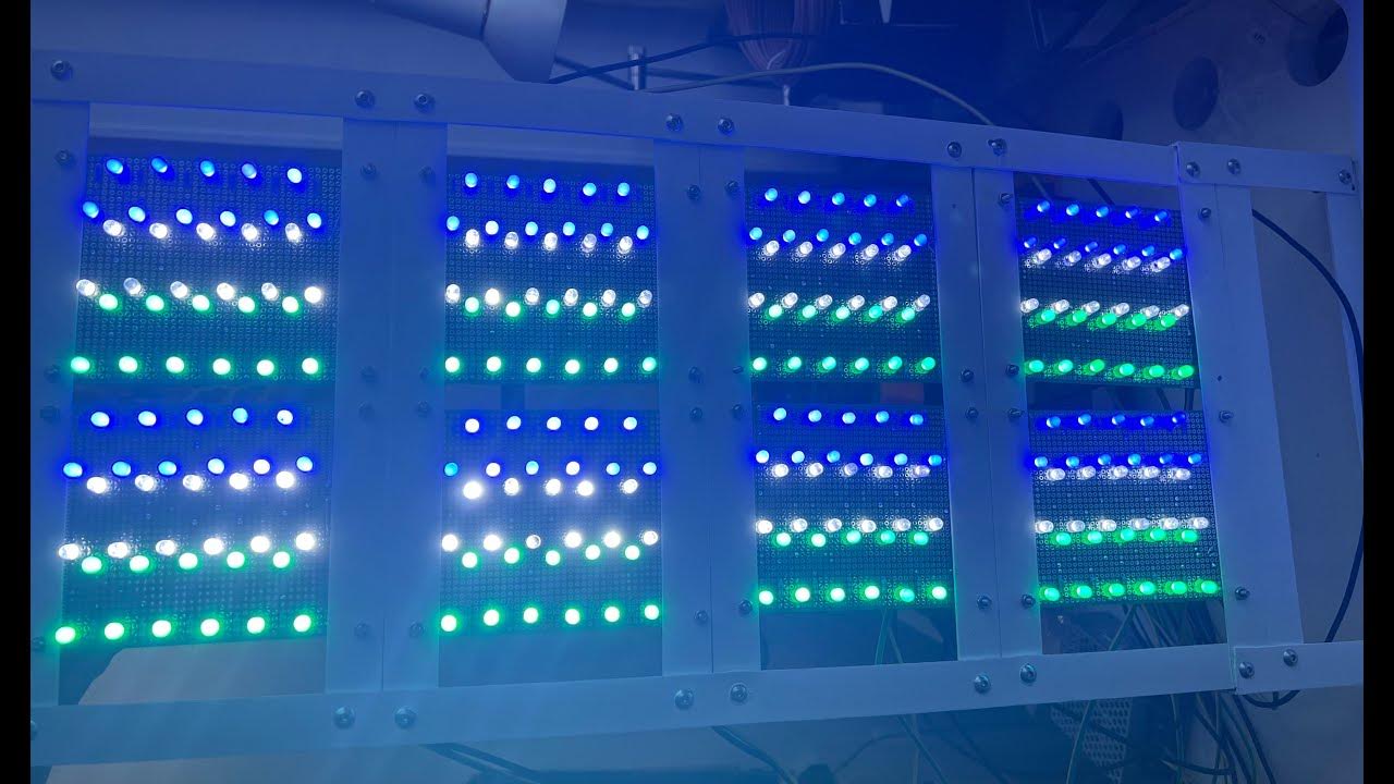 Grow light Build with Arduino - YouTube