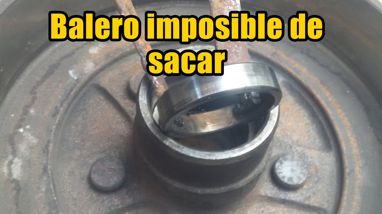 Sacar rodamientos o baleros sin extractor, así seguro salen - YouTube