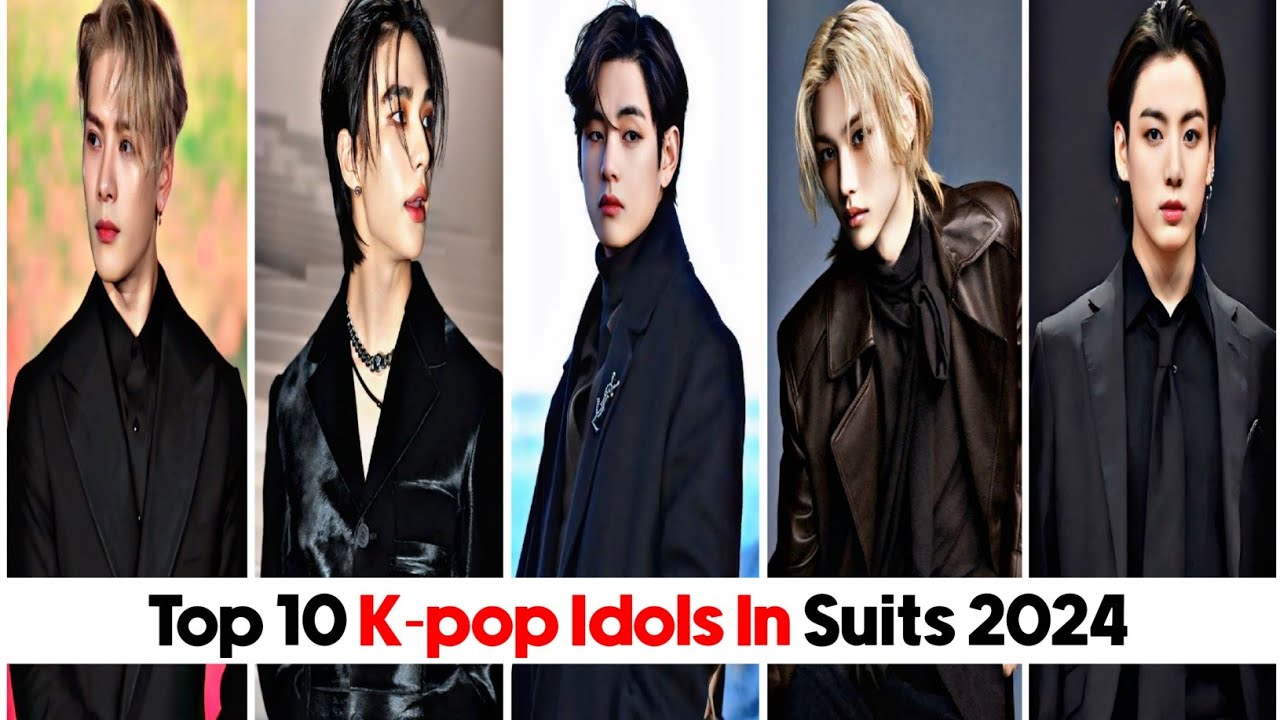 Top 10 K-pop Idols In Suits 2024 #bts #astro #straykids #exo #got7 # ...