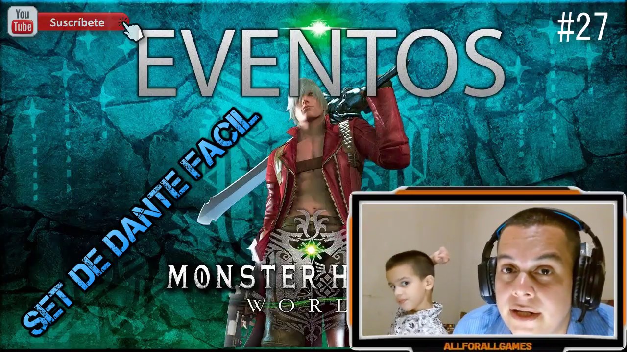MHW ARMADURA DE DANTE FACIL MEJOR SET - YouTube