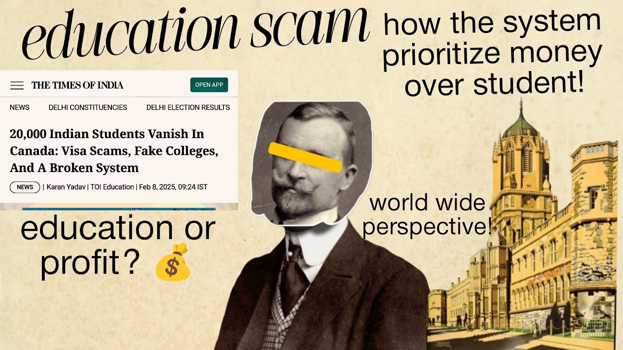 Education scam ( how the system prioritize money over student ) by AI ...