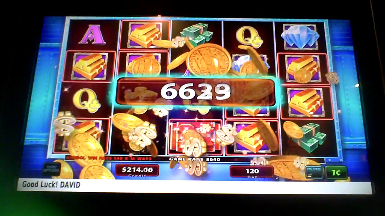 Mega Vault Slot Machine Line Hit - YouTube