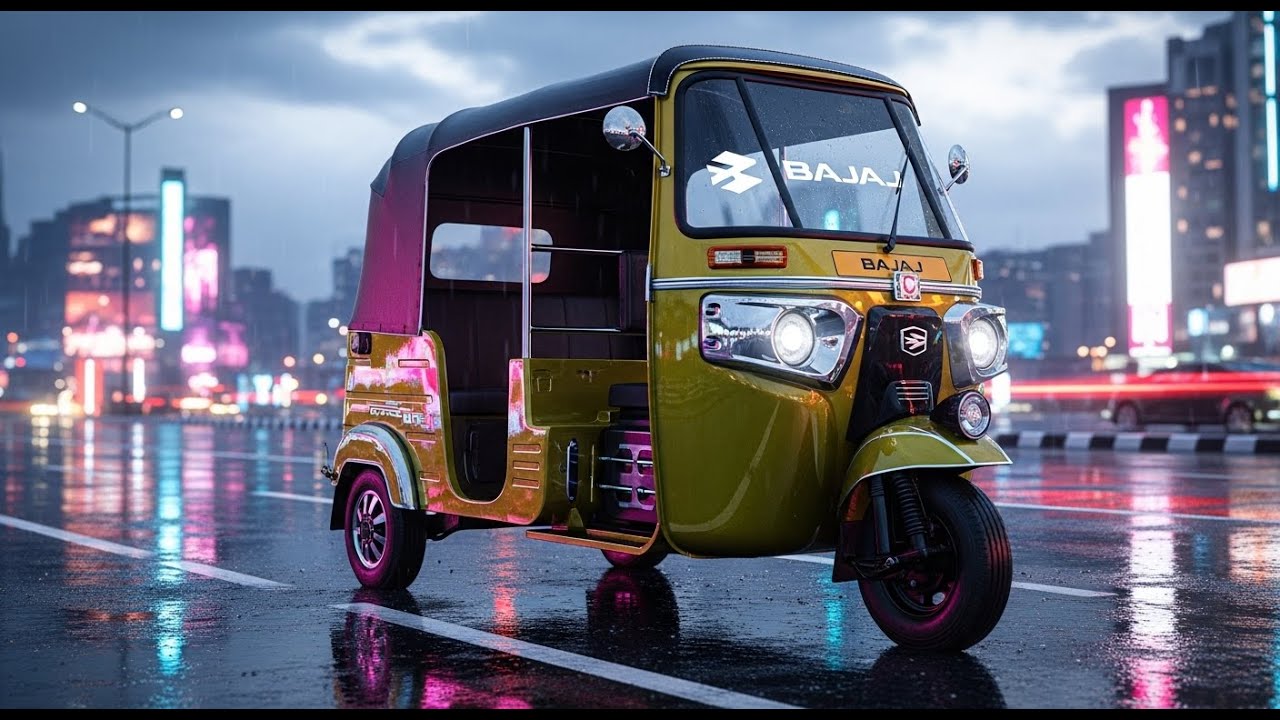 2025 Bajaj RE Electric Auto Rickshaw – Next-Gen Smart E-Ride ⚡🚘 - YouTube