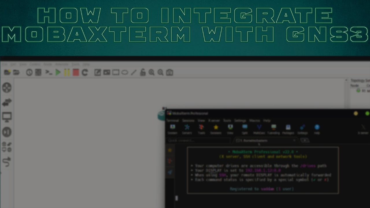 Integrating MobaXterm with GNS3 (Console) - YouTube