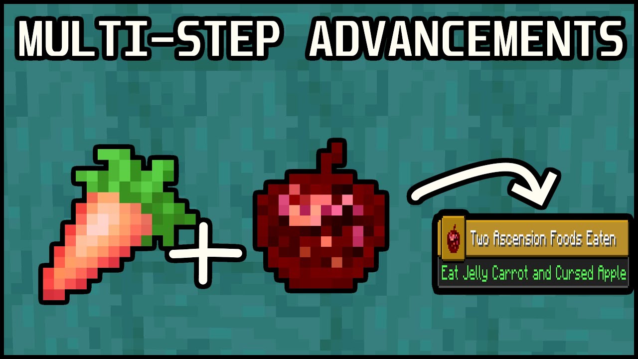 Multi - Step Advancements (Mcreator 2021.1) - YouTube