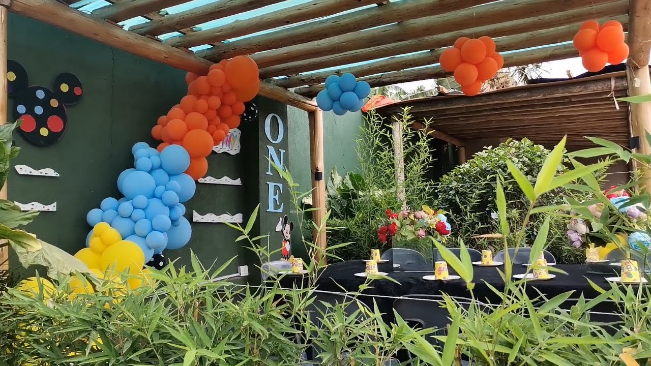 How to setup a simple birthday party on budget - YouTube