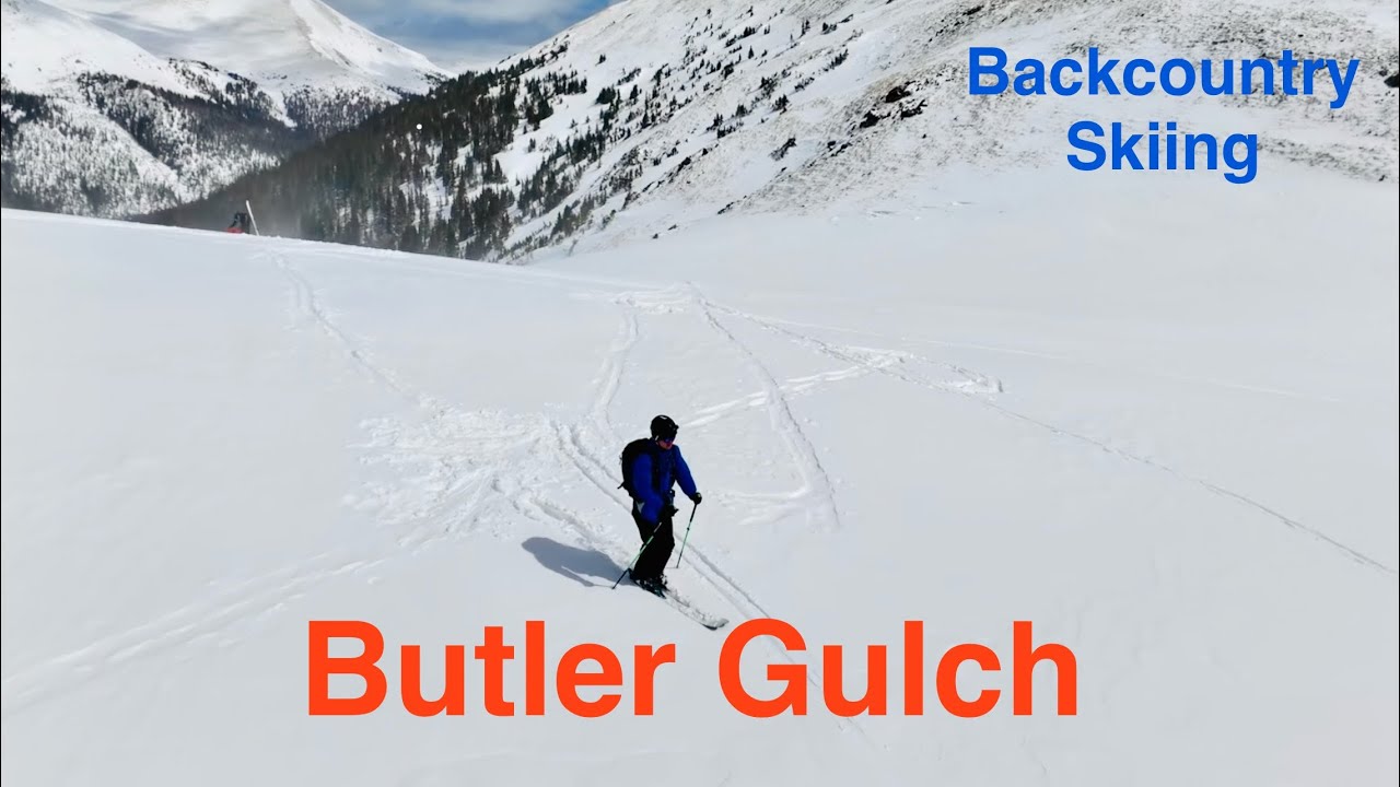 Backcountry Skiing at Butler Gulch, Empire, Colorado, March 2025 - YouTube