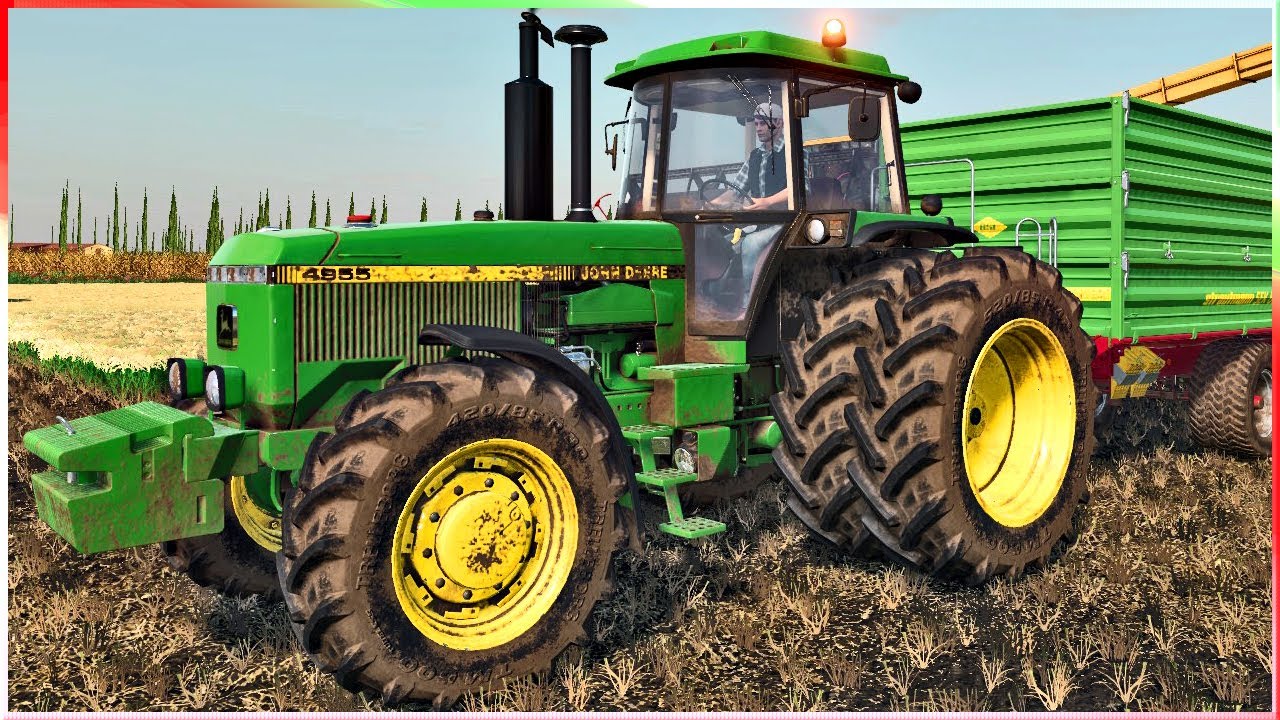 John Deere 4955 🔥 | Farming Simulator 19 🖥️PC/G920 - YouTube