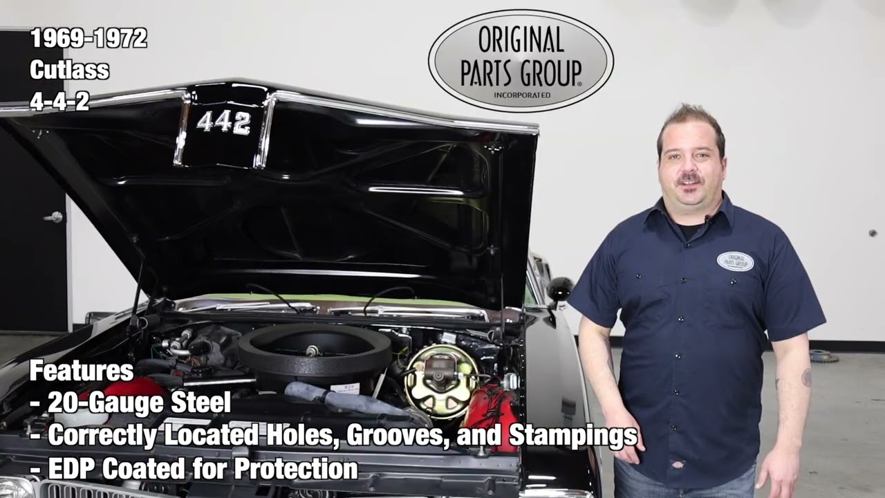 OPGI Product Spotlight: 1969-1972 Cutlass and 4-4-2 Battery Trays - YouTube