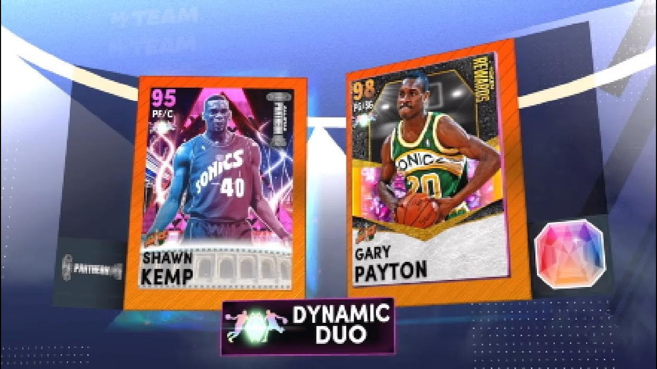 Dynamic Duo Gary Payton and Shawn Kemp Review NBA 2K21 MyTeam - YouTube