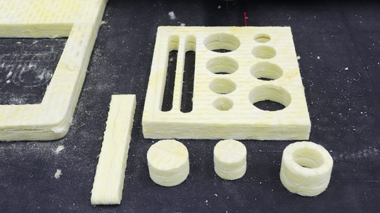 Fiber Glass Wool Cutting Machine | Glass Fiber Cotton Cutter | CNC ...