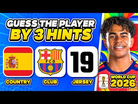 Guess the Player by Nationality, Club, and Number – FIFA World Cup Edition | Quiz Football 2026
