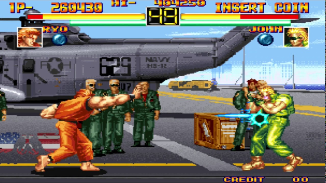 ART OF FIGHTING - ARCADE / RYO / LEVEL 8 / 1CC - YouTube