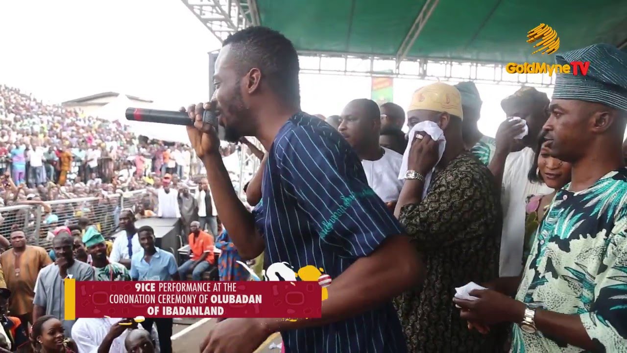 9ICE'S PERFORMANCE AT THE CORONATION CEREMONY OF OLUBADAN OF IBADANLAND ...