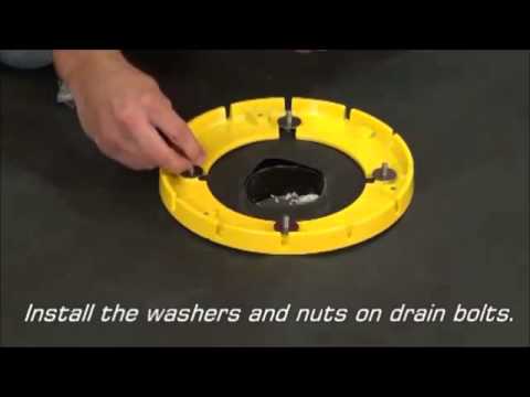 EPDM Drain Top Installation - YouTube