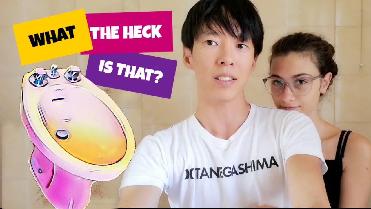 (SUB JP) AMWF how to use the Italian bidet｜국제커플 이탈리아 비데 사용하는 법 | イタリアの ...