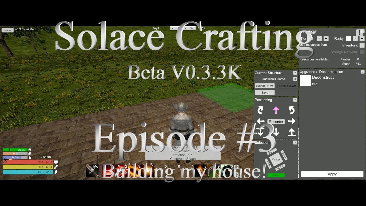 Solace Crafting Episode 3 Lets Build a house - YouTube