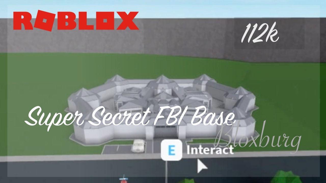 FBI SUPER SECRET MILITARY BASE TOUR ON BLOXBURG (Roblox) - YouTube