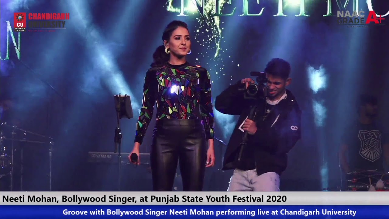 Groove with Bollywood Singer Neeti Mohan performing live at Chandigarh University - YouTube